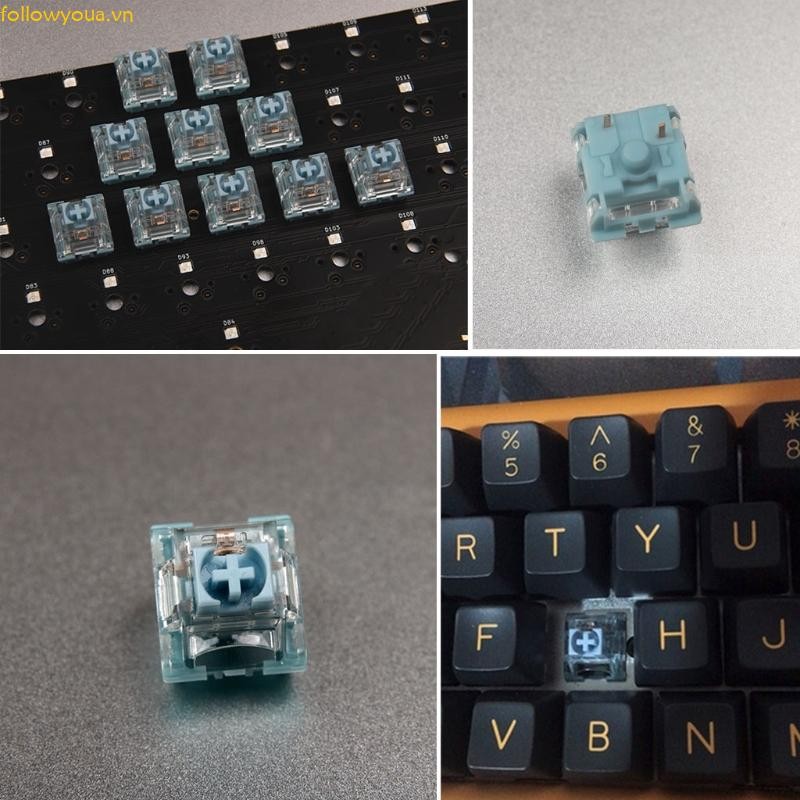 Fol 5 Gói TTC Bluish White Switch Công Tắc Tuyến Tính Cho MX Series ...