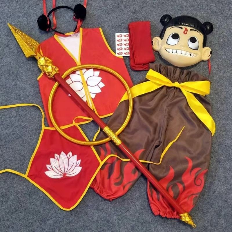 [Trong kho, giảm giá] Trang phục trẻ em và người lớn Nezha COS, trẻ em ...