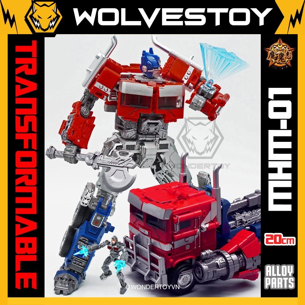 Mô Hình MHZ Toys MHM-01 Optimus Prime ROTB Robot Biến Hình Xe Container ...