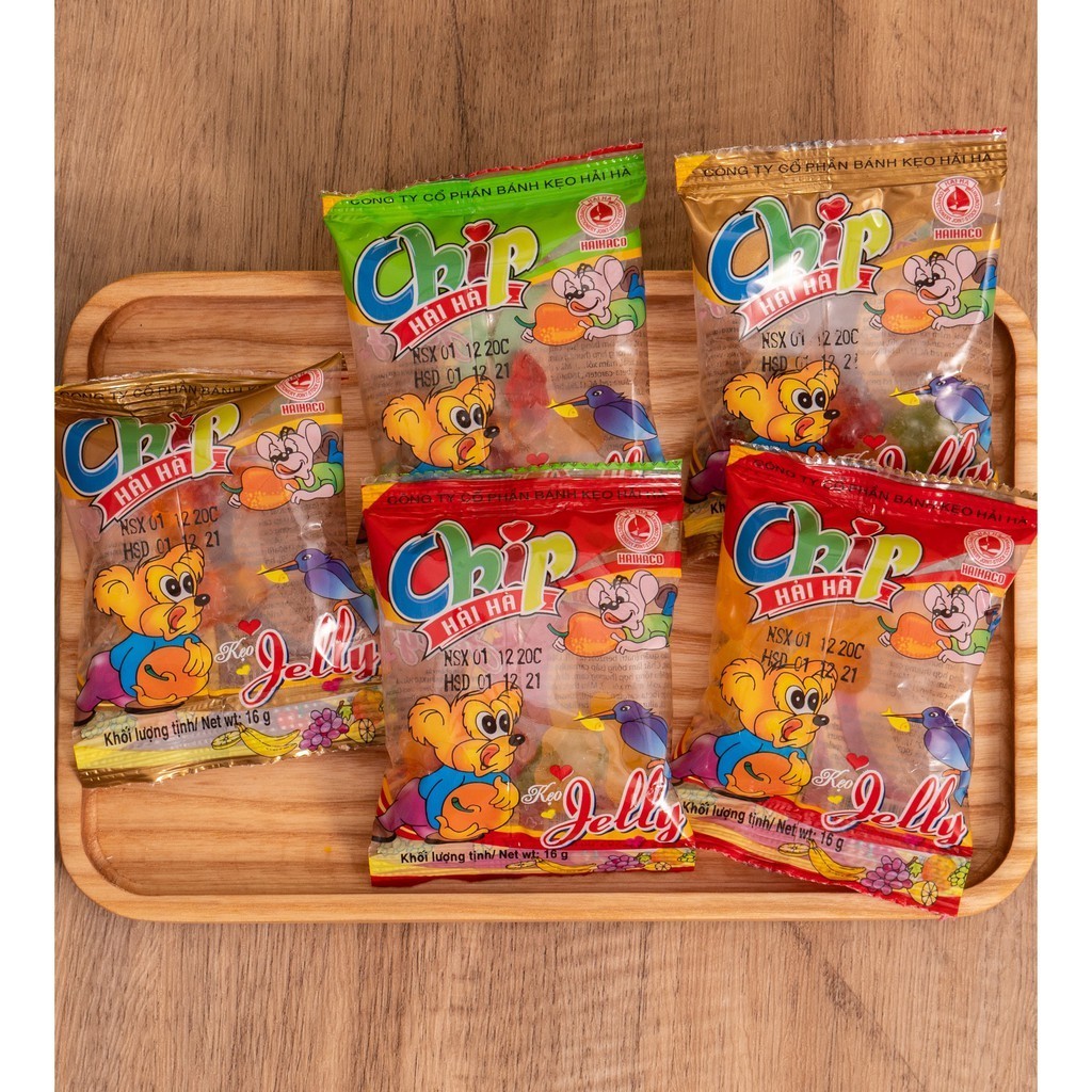 Kẹo Dẻo Chip Hải Hà Jelly Hương Trái Cây (Lốc 10 gói x 16g) | Shopee ...