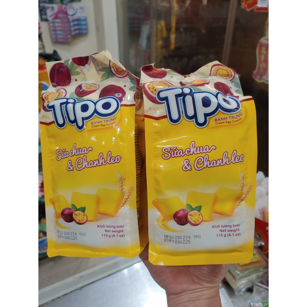 Bánh Tipo Chanh Leo Túi 115g | Shopee Việt Nam