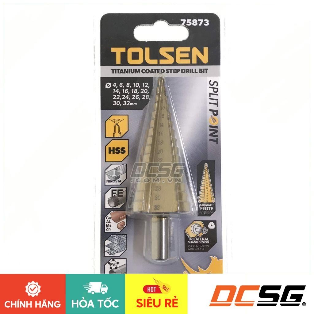 Mũi khoan bậc 4.0-32mm Tolsen HSS 75873 | Shopee Việt Nam