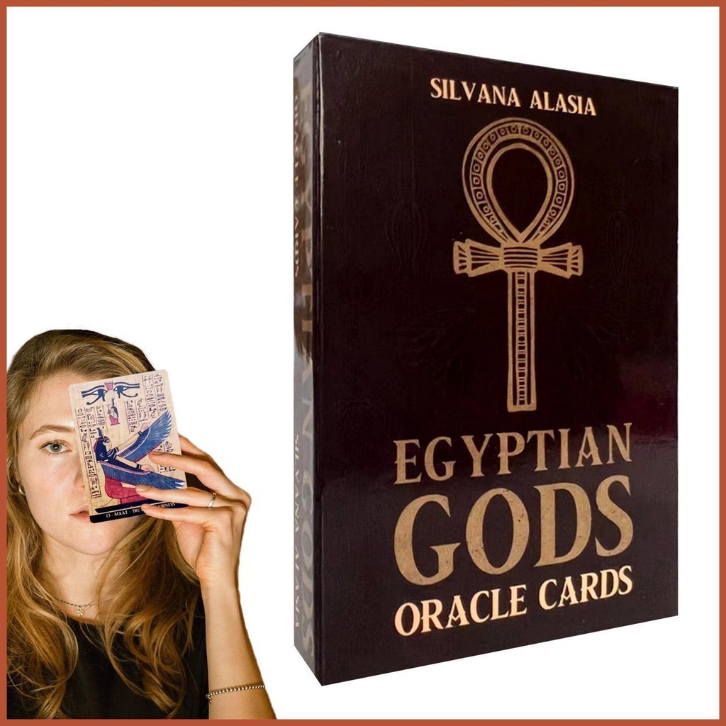 Egyptian GODS Oracle THẺ 78 chiếc Thẻ Tarot Tâm linh Oracle Deck Party ...