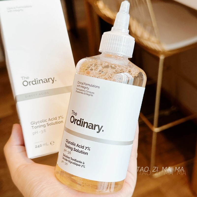 The Ordinary Glycolic Acid 7% Fruit Acid Toner 240ml Thu nhỏ lỗ chân ...