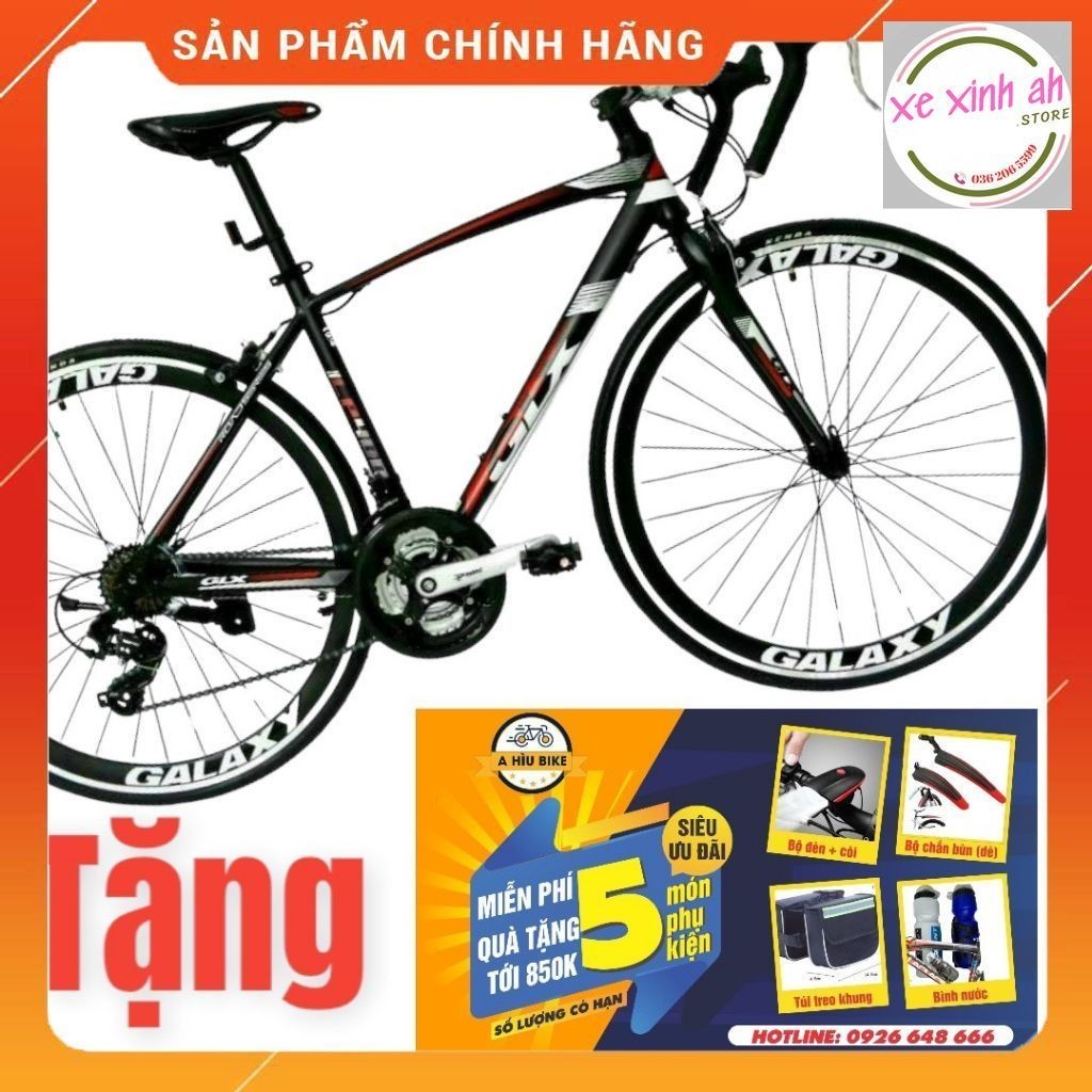 XE ĐẠP ĐỊA HÌNH GALAXY LP 400 - GLX LP400 KHUNG NHÔM TẶNG 5 MÓN PHỤ ...