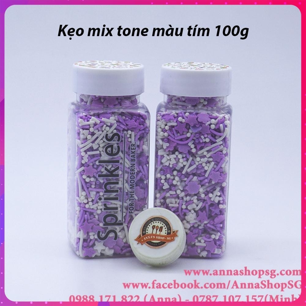 KẸO MIX TONE MÀU TÍM 100g | Shopee Việt Nam