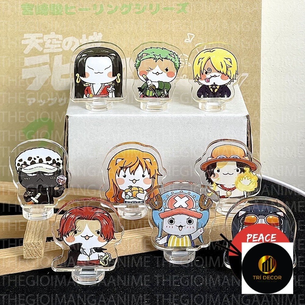 (3cm) Mô hình standee ONE PIECE ver MẶT MÈO in hình anime Đảo hải tặc ...