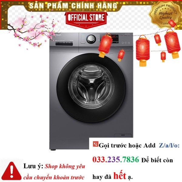Máy giặt cửa trước Aqua 10kg AQD-A1051G