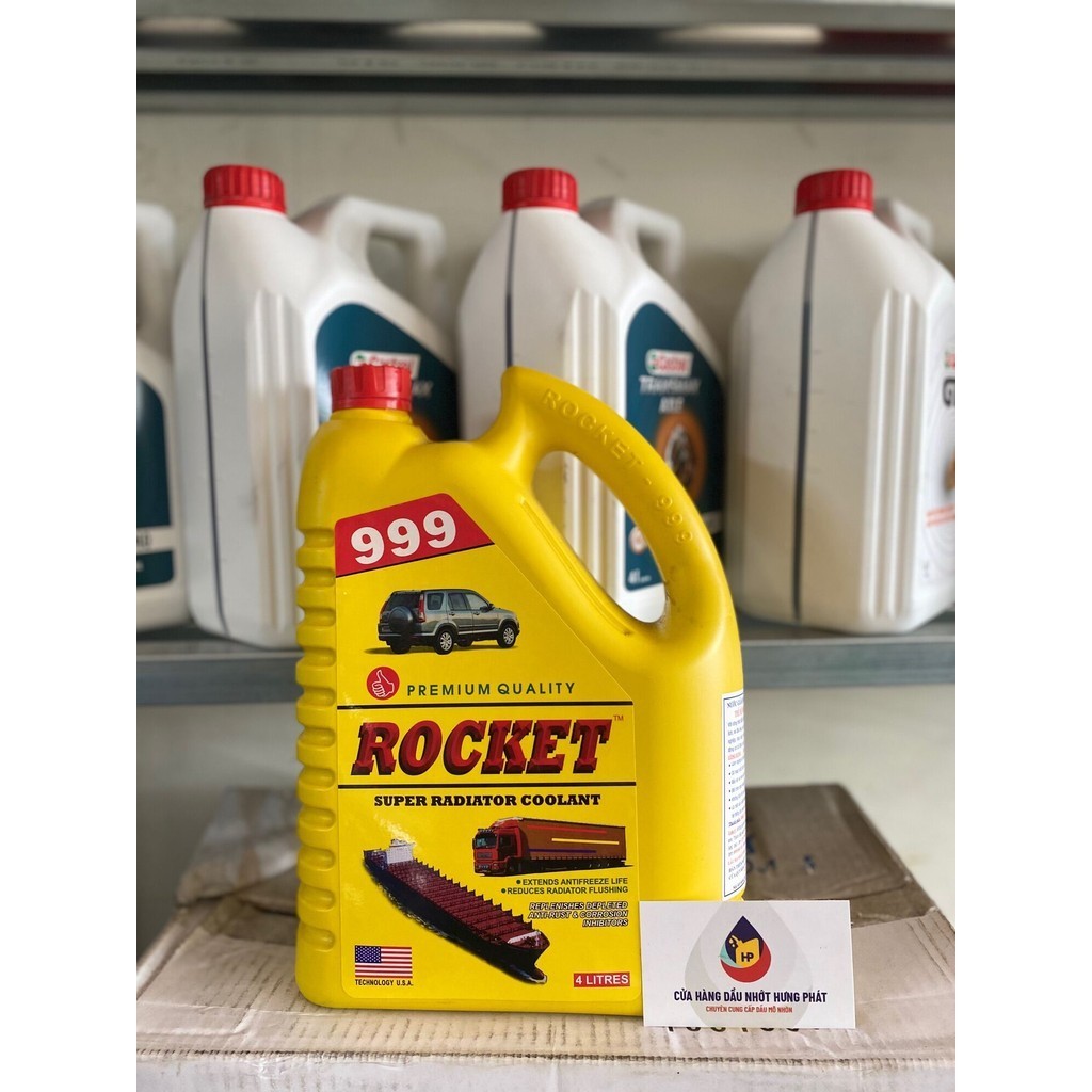 Nước làm mát Rocket 999- Xanh - 4L | Shopee Việt Nam