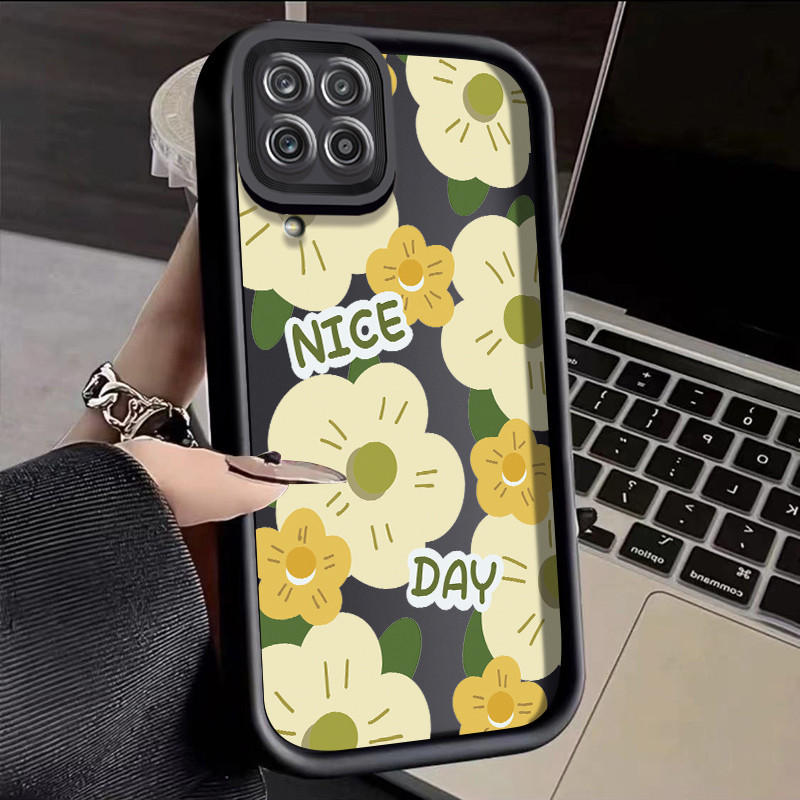 Dành Cho Samsung Galaxy A12 4G A12 5G M12 F12 Ốp Lưng Hoa Mùa Xuân Mắt ...