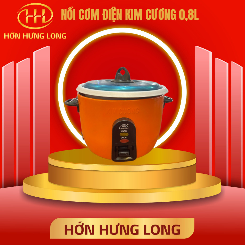 Nồi Cơm Điện Kim Cương dung tích 2.2L 1.8L 1,5L 1,2L 0,6L nấu nhanh tiện lợi giá rẻ | Shopee ...