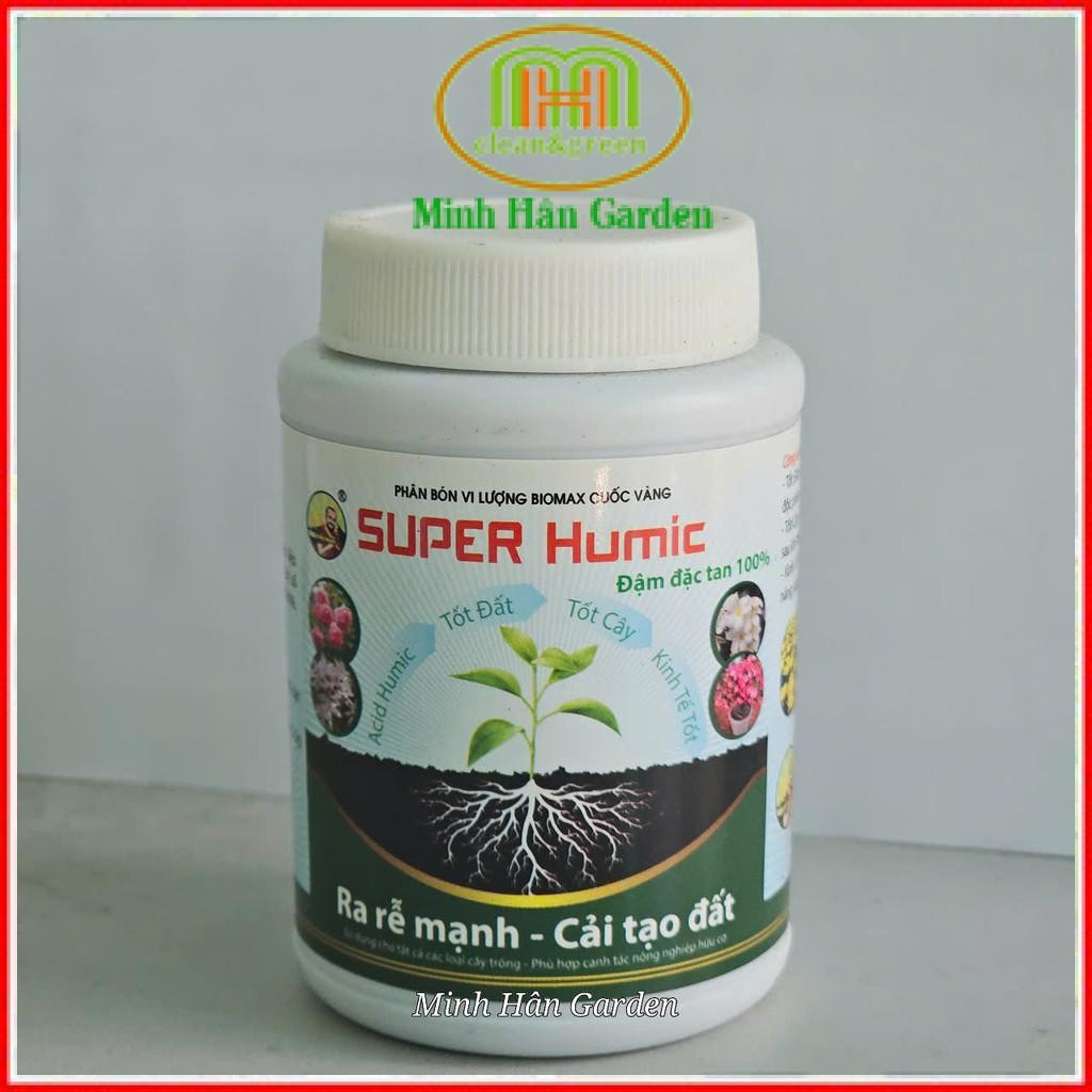 Super Humic đậm đặc 100gr ra rễ mạnh cải tạo đất phù hợp canh tác nông ...