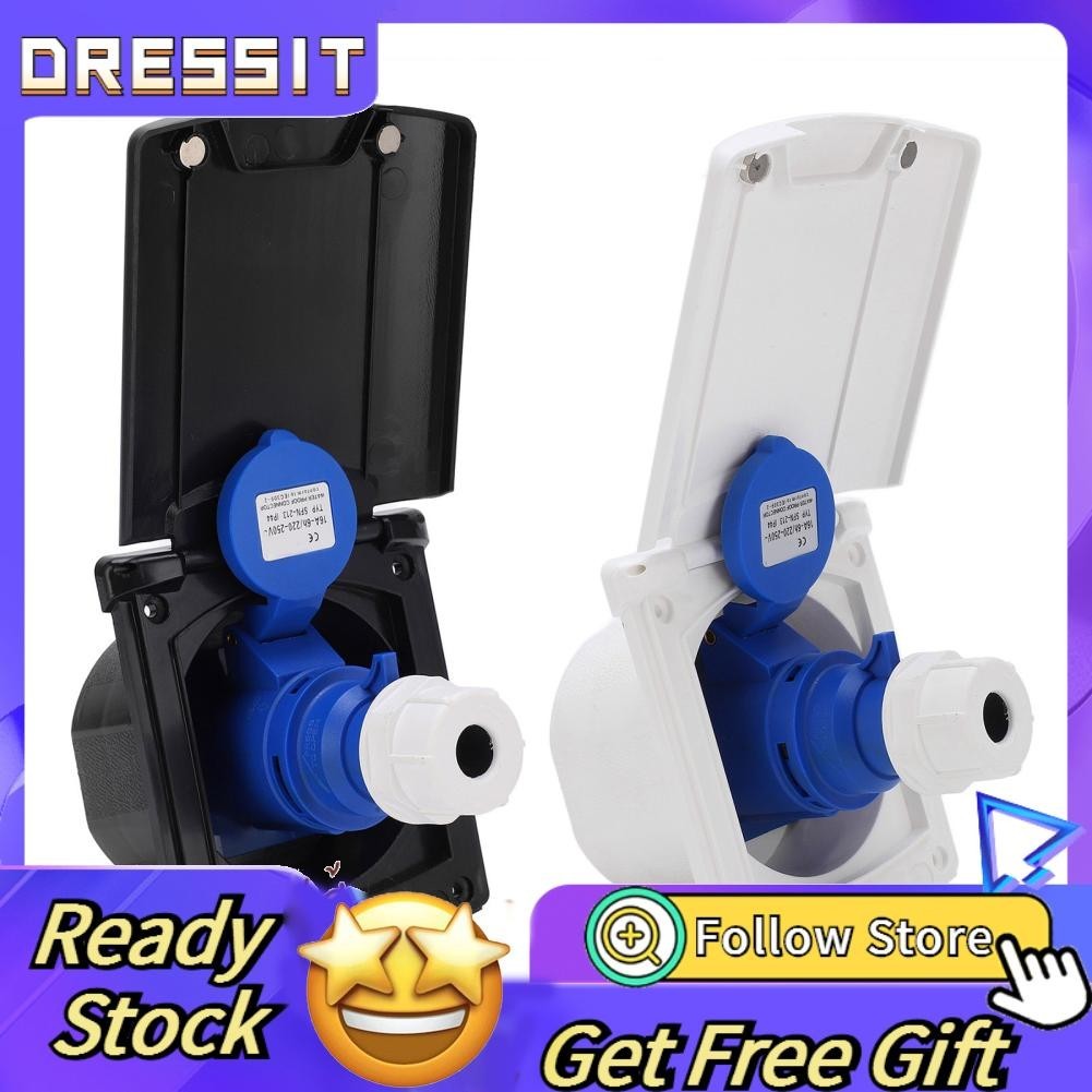 Dressit External Plug Socket Good Conductivity Heat Resistant RV Power ...