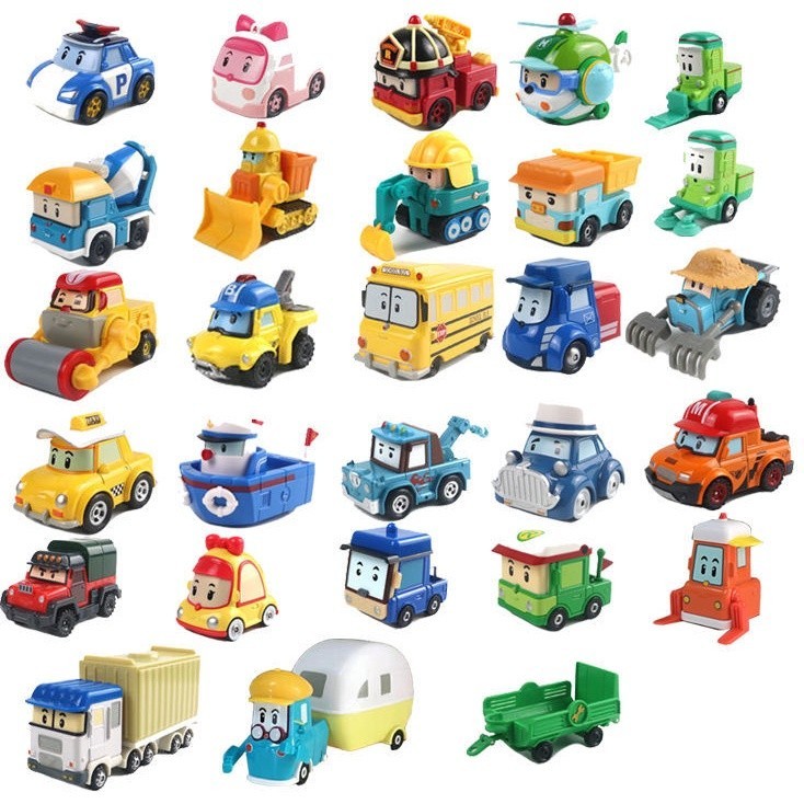 Robocar Poli Hàn Quốc Đồ Chơi Trẻ Em Robot Poli Roy Haley Anime Kim ...