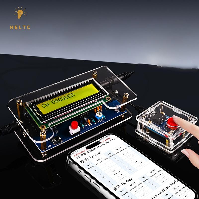 [Trn] DC 9V DIY CW Trainer Decoder CW Decoder Morse Code Reader Màn ...