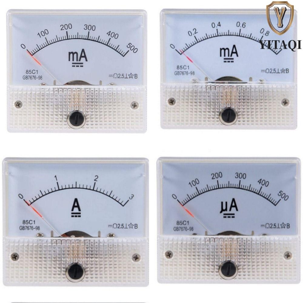 Yitaqi Analog Panel Ampe kế Loại con trỏ Microammeter | Shopee Việt Nam