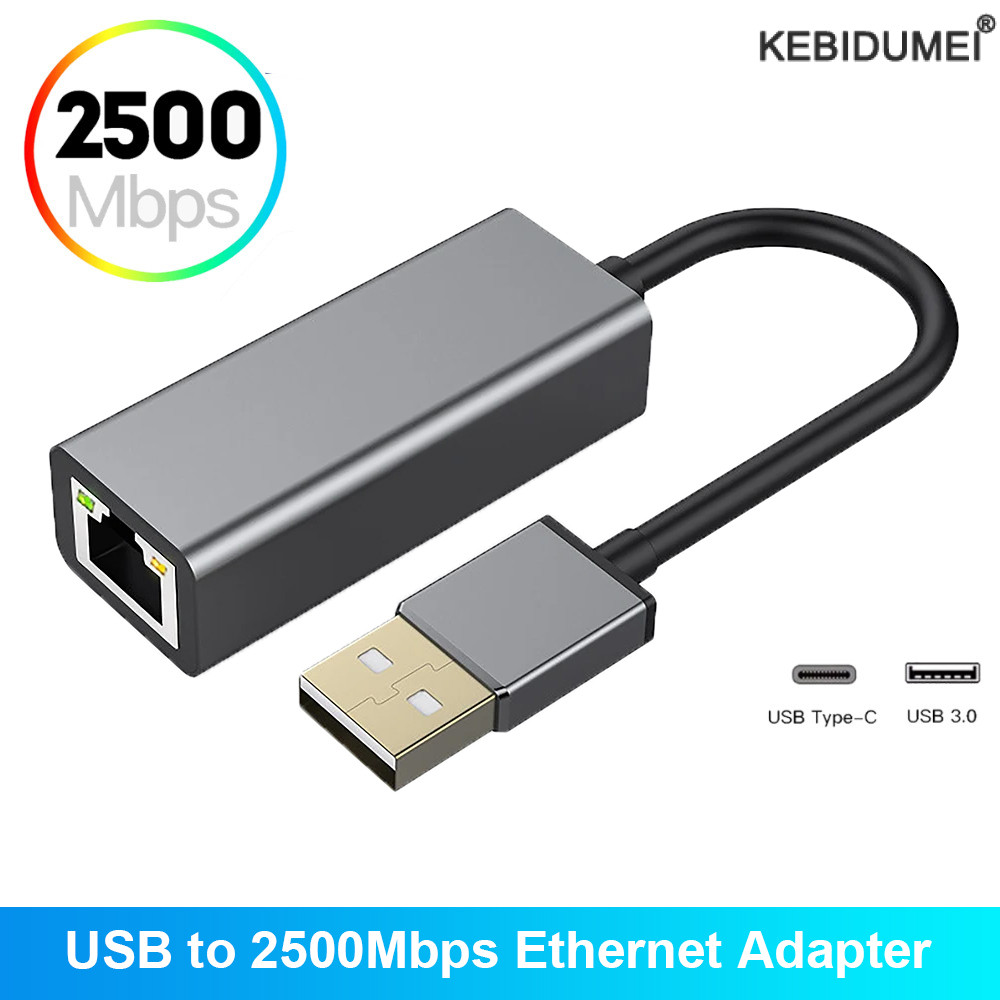 2.5gbps USB 3.0 Card Mạng 2500Mbps USB sang RJ45 Ethernet Adapter Loại ...