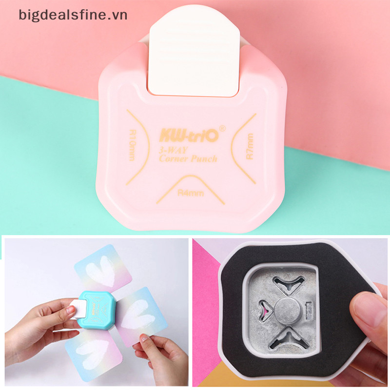 Bfvn Mini Corner Rounder Punch 3 Way Corner Cutter DIY Round Edgers ...