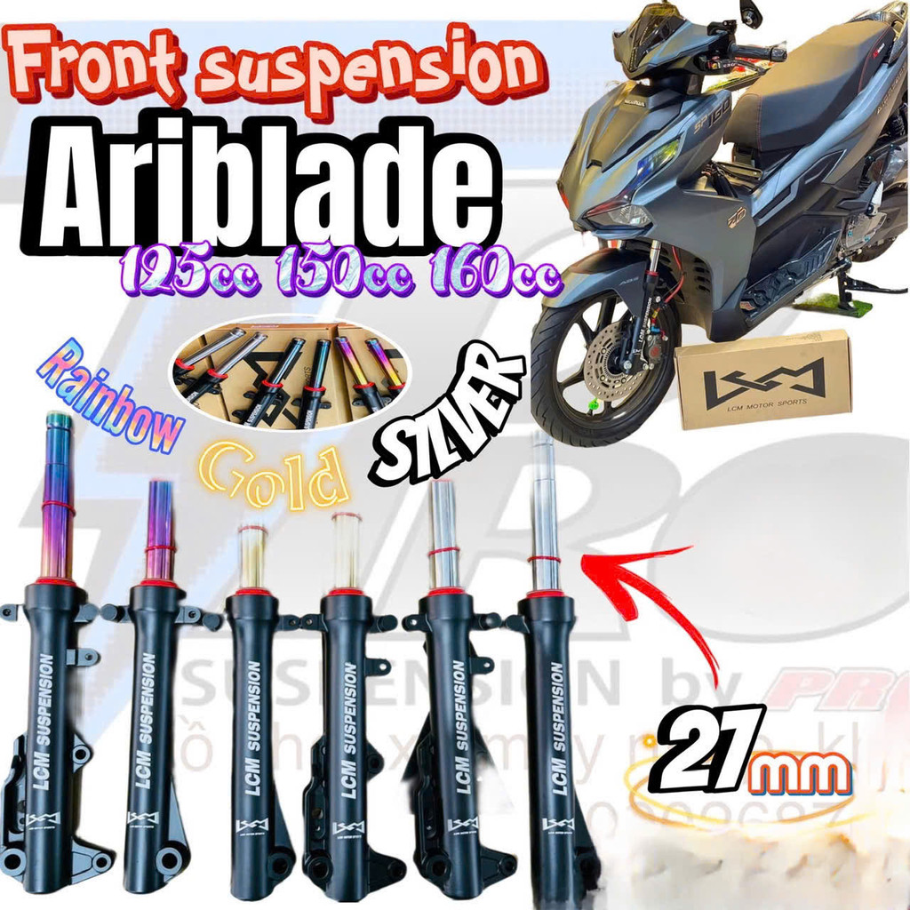 Phuộc trước [ giảm sóc LCM ] AB125 / AB150 / AB160 CÁC ĐỜI ABS ...