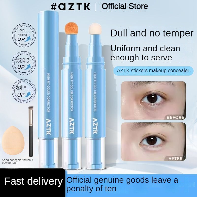 Aztk Liquid Concealer Brightening Concealer Pen 01 Brightening Tear Groove Dark Circles 03 ...