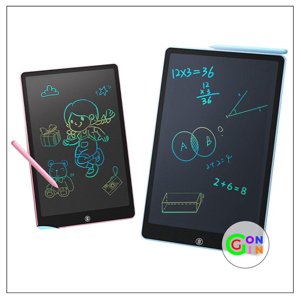 Bảng vẽ điện tử viết tự xóa màn LCD nét chữ led đa sắc cho bé trẻ em ...
