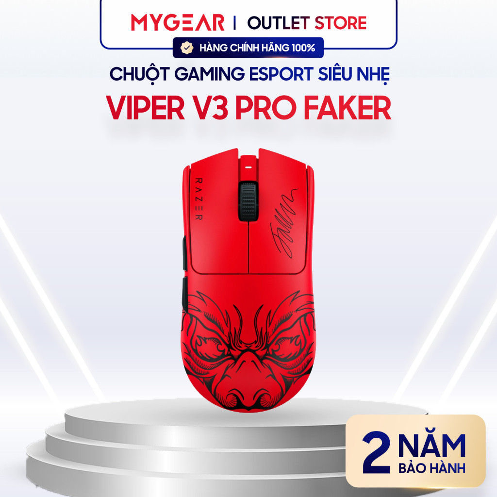 Chuột Gaming Không Dây Siêu Nhẹ Razer Viper V3 Pro Faker Edition - New ...