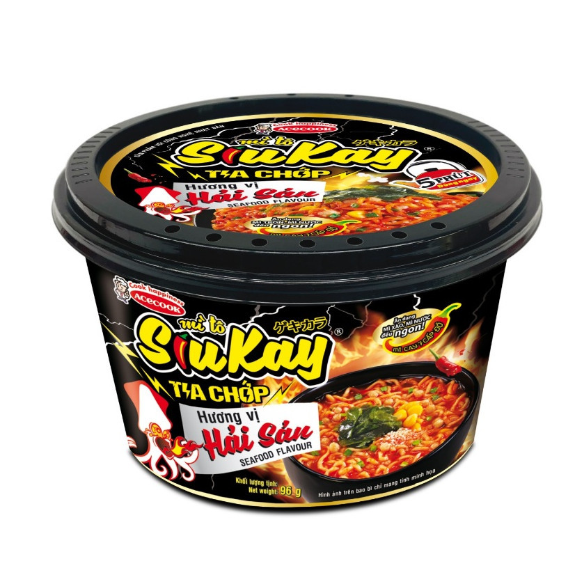 Mì Tô Siukay Tia chớp hương vị hải sản/bò 96g | Shopee Việt Nam