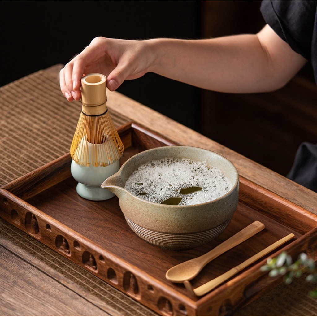 Bộ Trà Matcha Nhật Bản Gốm Matcha Bát Matcha Khuấy Matcha Bàn Chải Trà ...