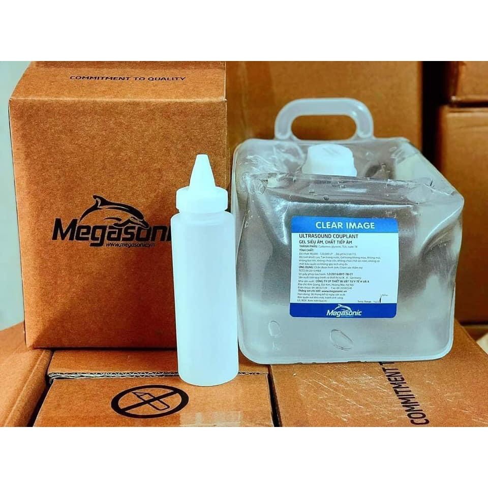 Gel Megasonic dùng trong siêu âm, triệt lông can 5kg | Shopee Việt Nam