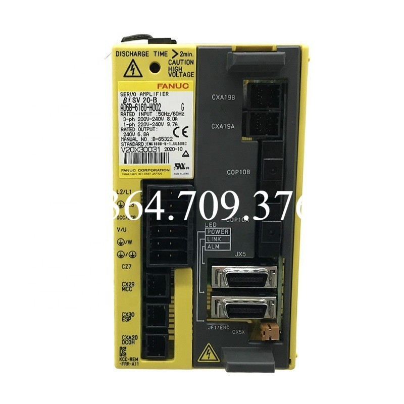 Bộ khuếch đại servo fanuc chính hãng mới A06B-6160-H002 điều khiển động ...
