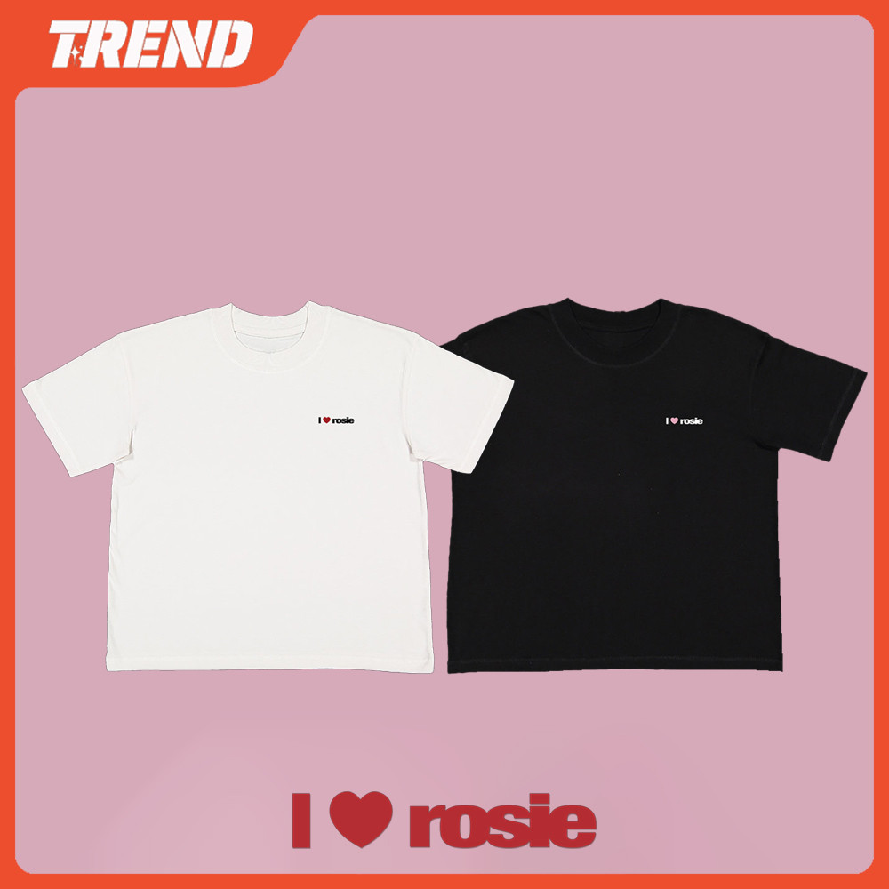 Blackpink KPOP BLACK PINK ROSÉ 'i ♡ Áo thun Cotton rosie 'Merch dành ...