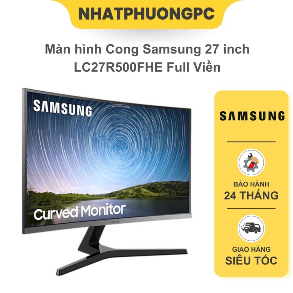 Màn hình Cong Samsung 27 inch LC27R500FHE Full Viền Chính Hãng Mẫu 2021 ...