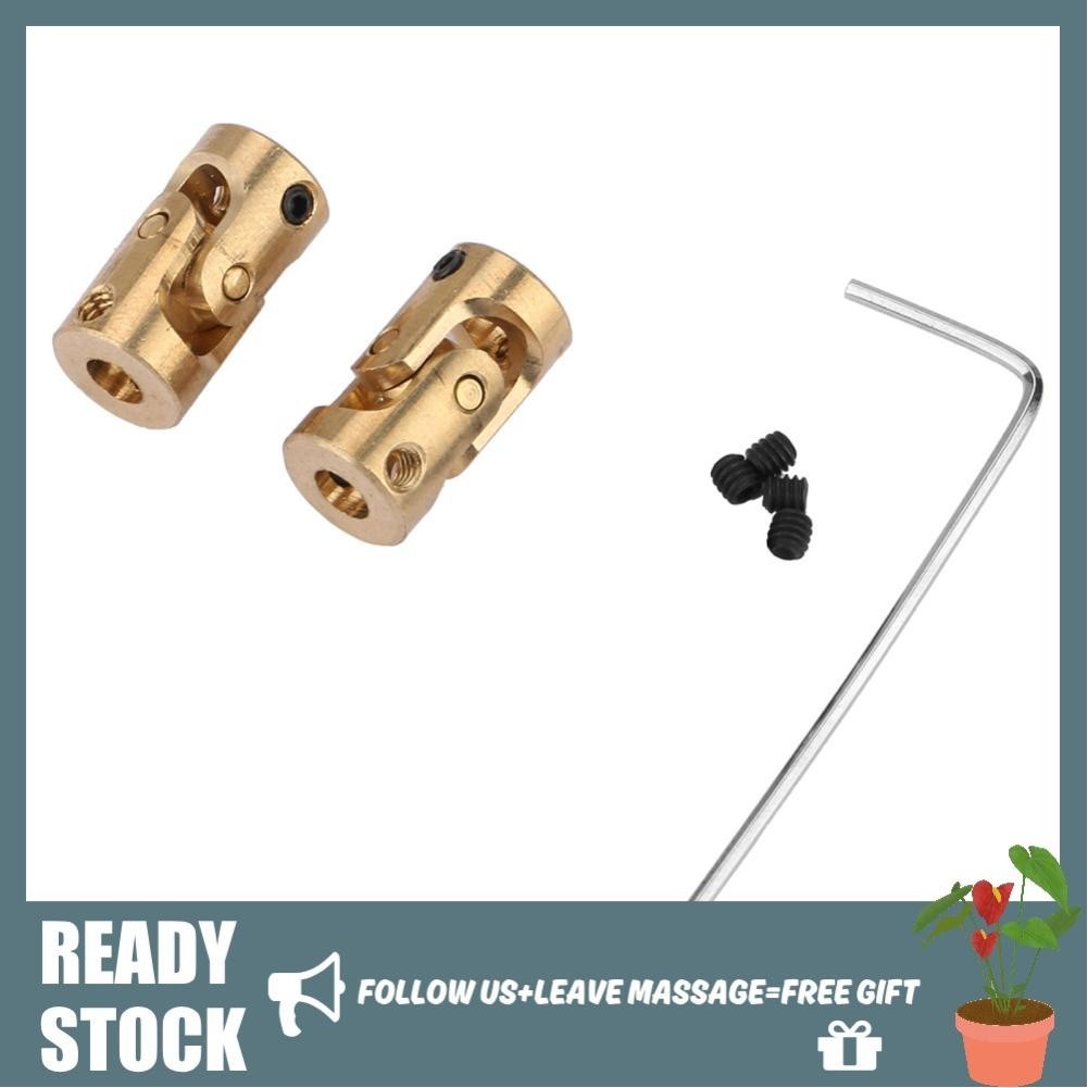 Dajrrhd Universal Joint 2 Shaft Coupling Motor Connector DIY Steering ...