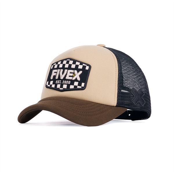 Nón lưỡi trai chính hãng FIVEX- Unisex -NÓN LƯỚI TRUCKER CAP FIVEX-Logo-BRONW-FTK011 | Shopee ...