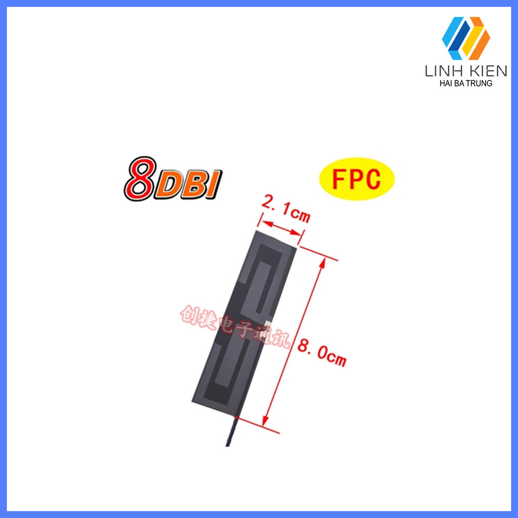 [Có sẵn] Anten GSM 4G 3G 2G PCB 8db IPEX (2.1cm x 8cm) | Shopee Việt Nam