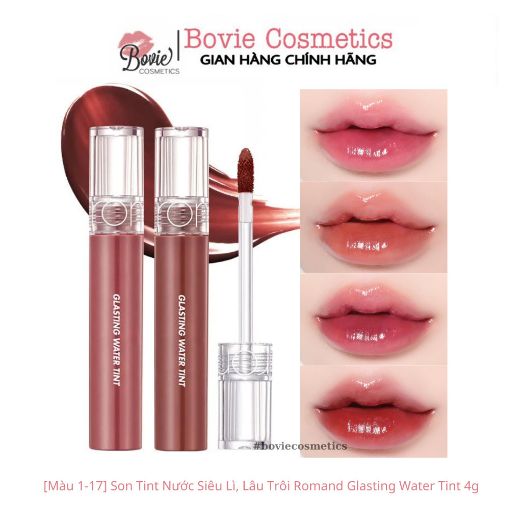 Màu 1 17 Son Tint Romand Glasting Water Tint 4g Màu 02 03 04