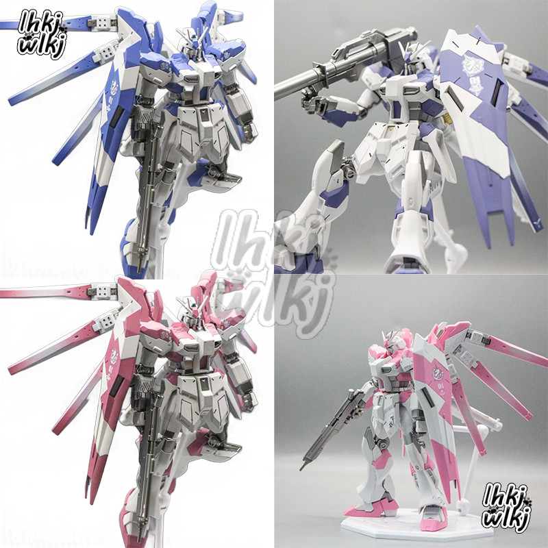 Gundam XFS Hi-ν METAL ROBOT Soul 1 / 144 HG Gundam Hi-Nu Tím Xanh Mô ...