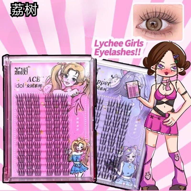 Lishu Cô Gái Nhóm Thần Tượng Series Manga Mi Tự Nhiên Cá Nhân Cụm Mắt ...