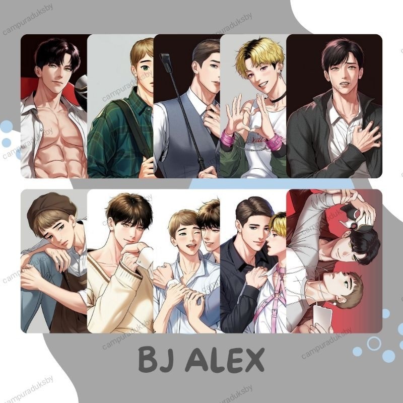CARD GLOSSY ⭐️ Photocard BJ Alex Yaoi - Manhwa Card - Cán Màng Bóng ...