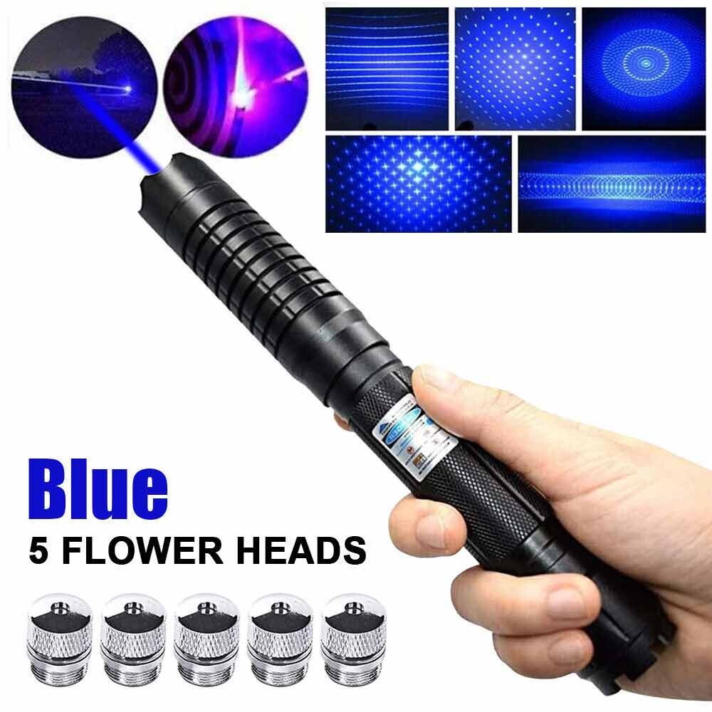 High Power Burning Blue Laser Pointer Pen Visible Beam Dot Light Torch 330Miles | Shopee Việt Nam