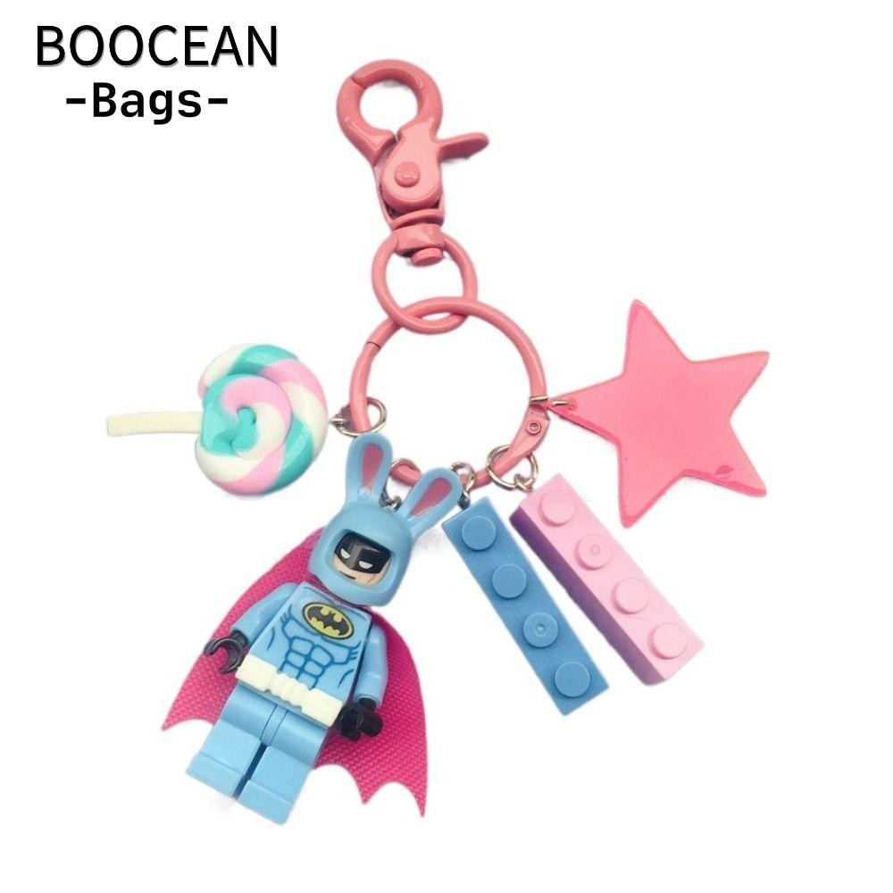 BOOCEAN Móc khóa, Nhẫn chìa khóa Batman cổ tích màu hồng, Các nhân vật ...