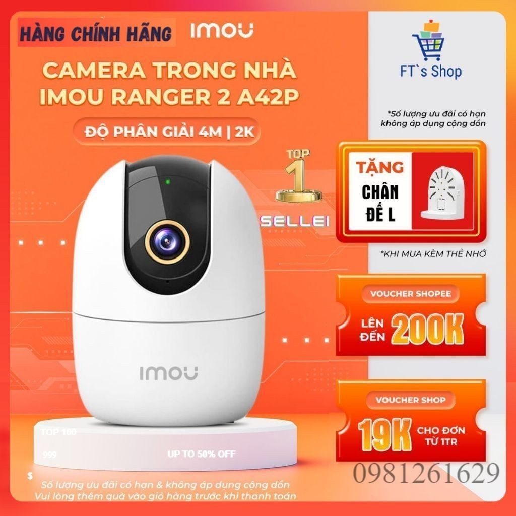 Camera wifi trong nhà imou ranger 2 A42 4M đàm thoại 2 chiều có cảnh ...