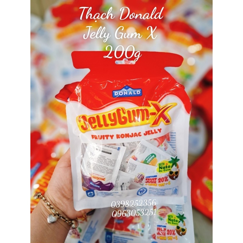 Thạch Donald Jelly Gum X 200g leetrinh15 | Shopee Việt Nam
