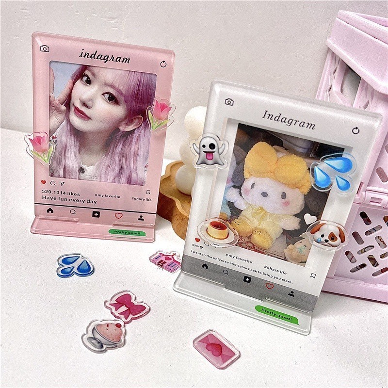 Khung ảnh 3 inch 10 hình biểu tượng cảm xúc khung tranh đựng card ...