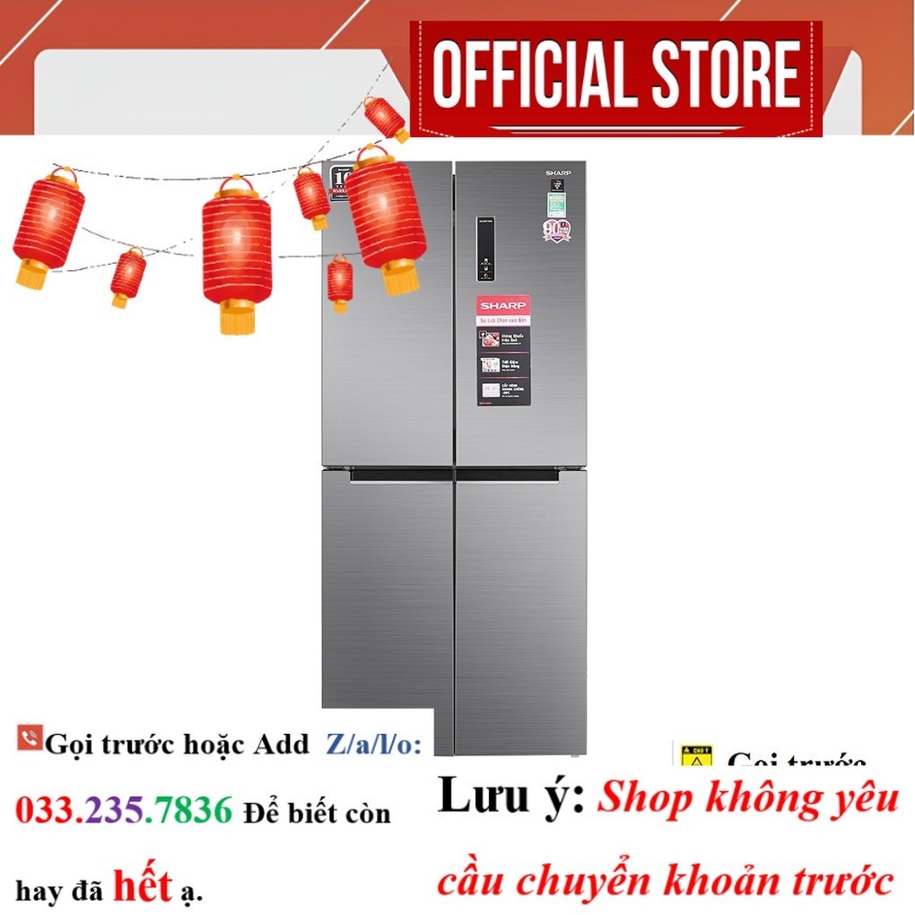 Tủ lạnh Sharp Inverter 401 lít SJ-FXP480V-SL | Shopee Việt Nam