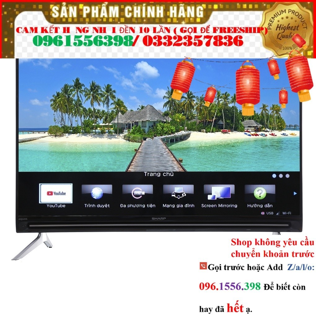 KHO Smart Tivi Sharp HD 32 inch LC-32SA4500X | Shopee Việt Nam