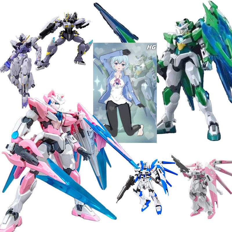 Gundam Hg Hi Nu-Vrabe 00Q Tai Mèo Gundam Lfrith Jiu Nadleeh RG Thunder ...