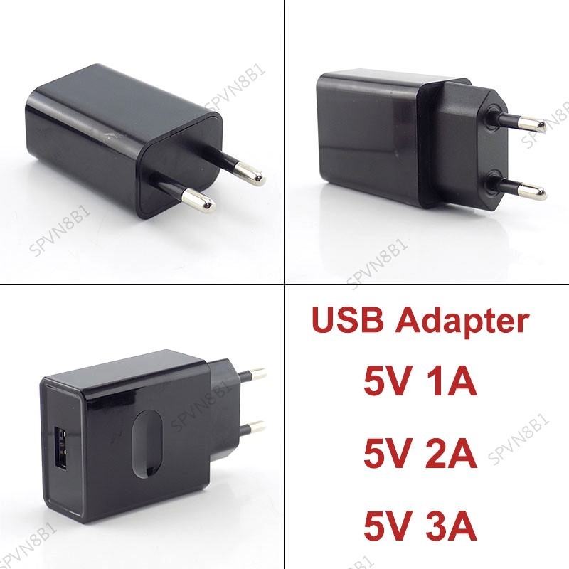 Đa Năng 5V 1A 2A 3A USB Bộ Chuyển Đổi Điện Thoại Di Động Sạc Ổ Cắm Điện EU Cắm Du Lịch Sạc ...