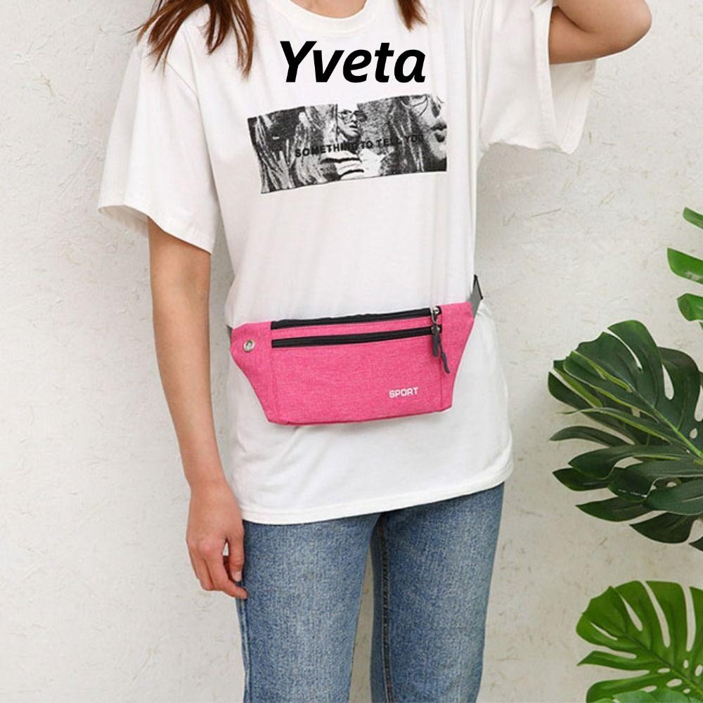 YVETA Túi bao tử đeo bụng đeo chéo đeo hông nam nữ thời trang chất liệu vải chống nước,chống ...