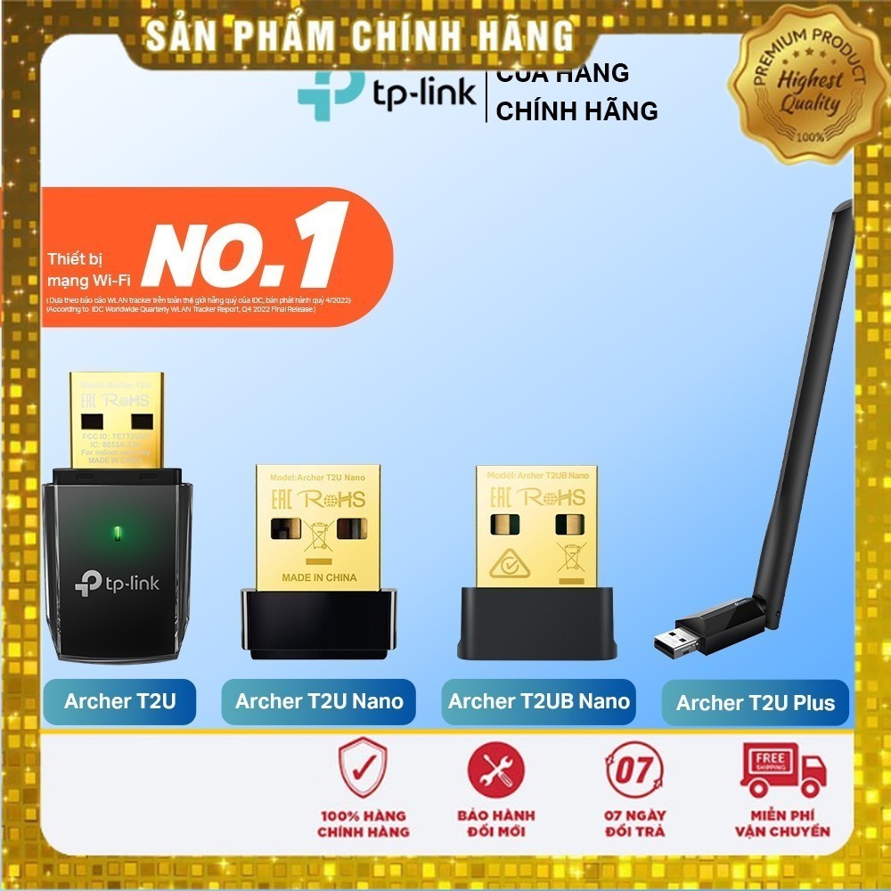 Tp_link Bộ Chuyển Đổi USB Wifi TP-Link Archer T2U / T2U Nano/ T2UB Nano ...